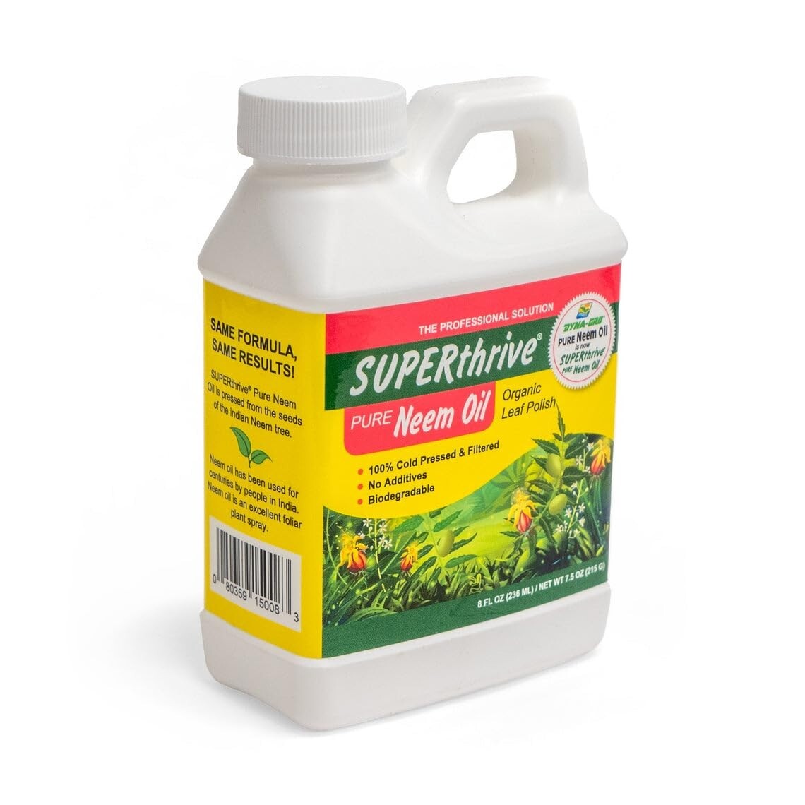 Dyna Gro Pure Neem Oil Superthrive 8 oz. - 100% organic natural leaf ...