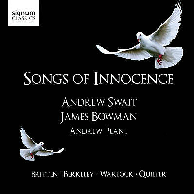 Songs of Innocence by James Bowman / Andrew Swait (CD, 2008) for sale ...