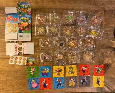 Nintendo Wonder ball Super Mario Coins Complete Full Set 18 Sealed ...