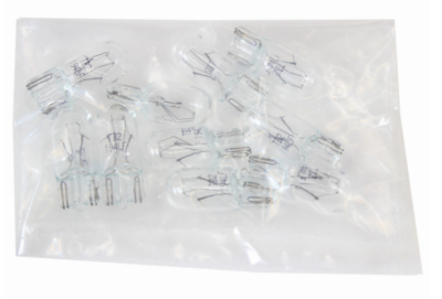 10x OEM Sylvania 194 light bulb Mini License Plate Miniature Bulb Side ...