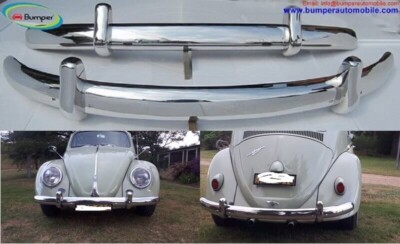 Volkswagen Beetle Euro style bumpers (1955-1972) by stainless steel | eBay