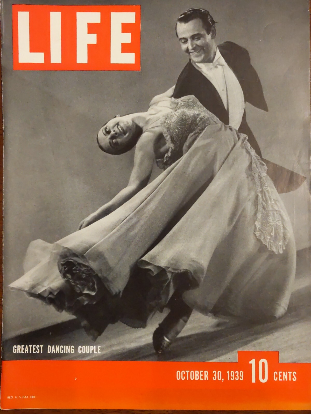 Life magazine October 30, 1939 greatest dancing couple. COVER ONLY | eBay