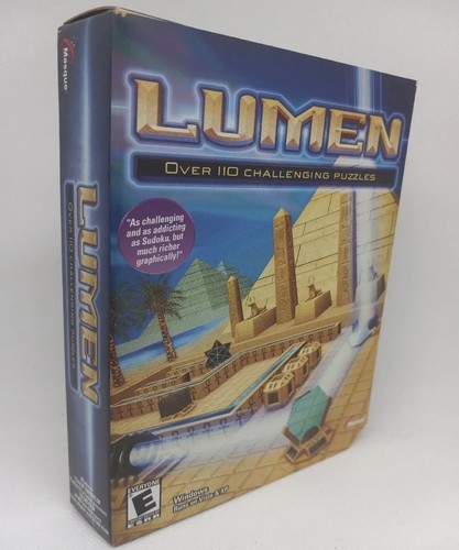 Lumen PC Game Over 110 Challenging Puzzles * Win 98/ME/2000/XP/Vista Brand New 98252102931| eBay
