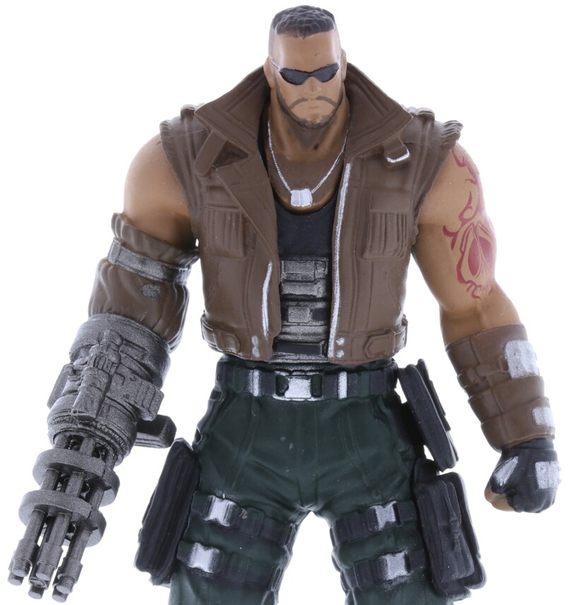 Final Fantasy 7 VII Figurine Figure Barret Wallace Remake Trading Arts ...