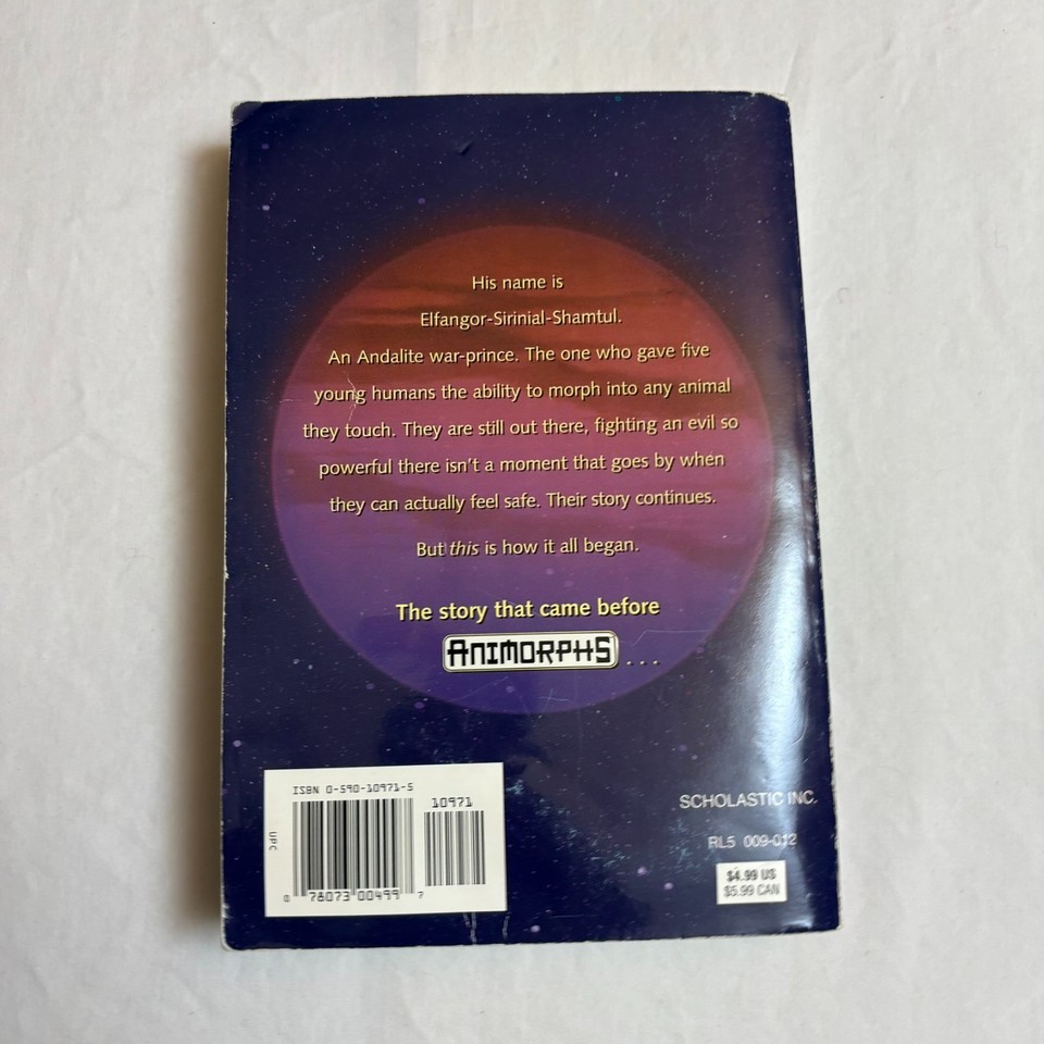 Animorphs: The Andalite Chronicles by K.A. Applegate * First Printing ...
