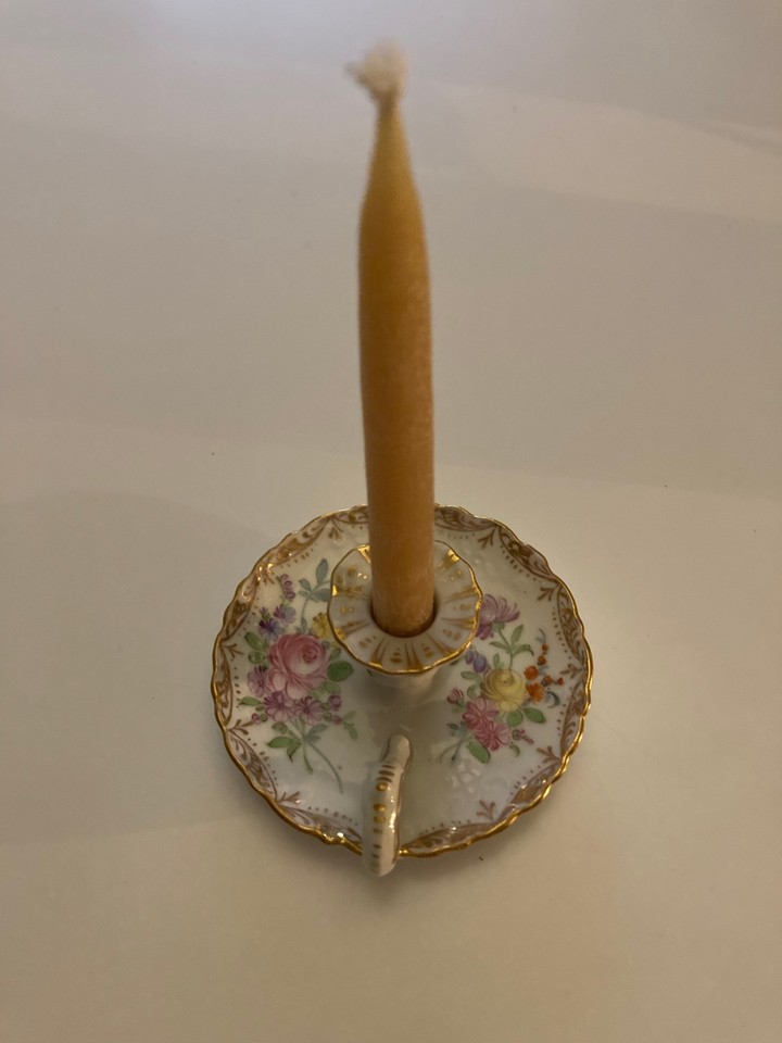 Franziska Hirsch Dresden Germany, Porcelain Chamberstick Candleholder ...