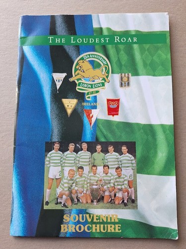SEAN FALLON CELTIC HAND-SIGNED 1992 LISBON LIONS ANNIVERSARY BROCHURE ...