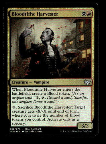 MTG - Bloodtithe Harvester - Innistrad: Crimson Vow - Near Mint FOIL | eBay