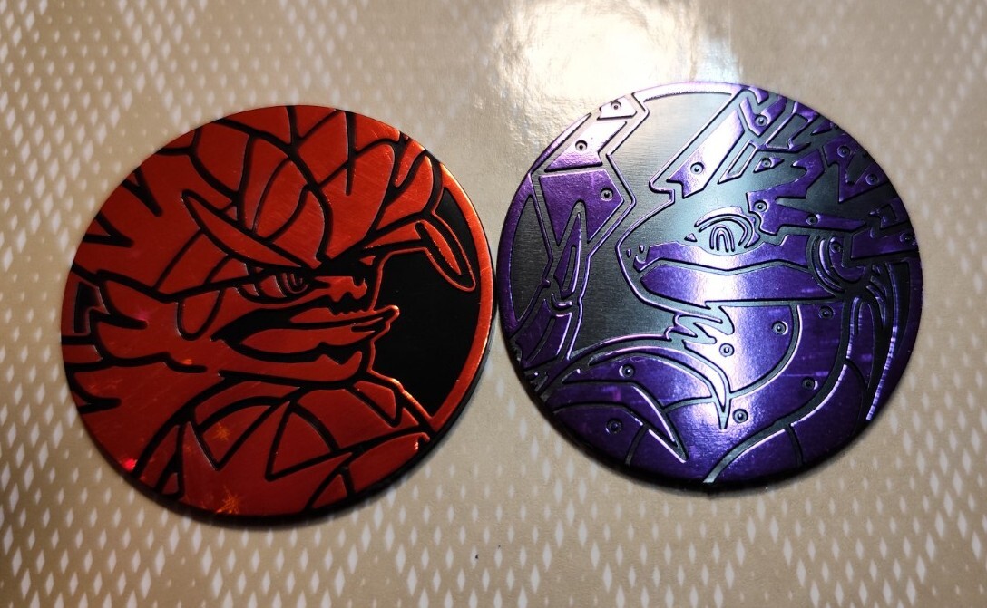 2x Orig. Pokemon Koraidon + Miraidon Coin XL Münze unbenutzt | eBay.de