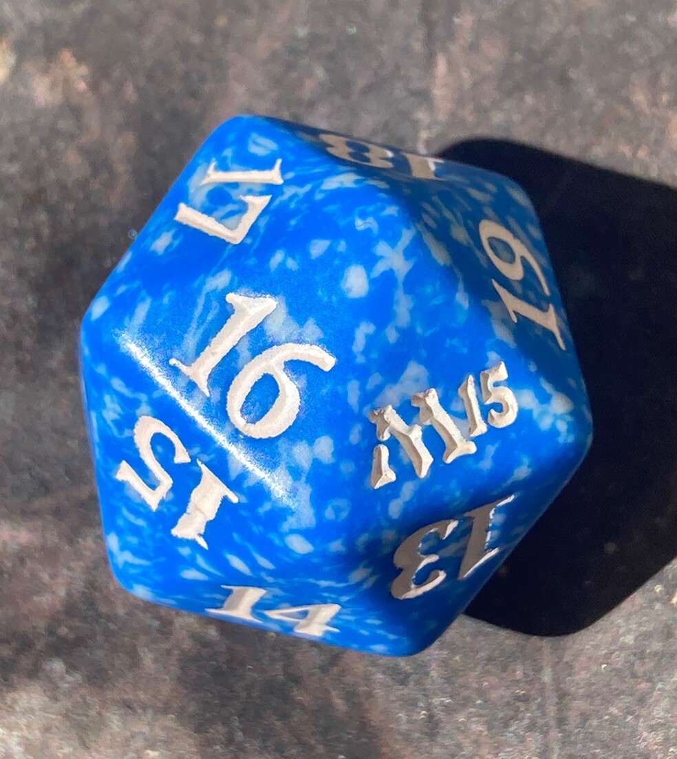 MTG d20 Spindown 20-sided Life Counter die 1 dice Core Set 2020 M15 ...