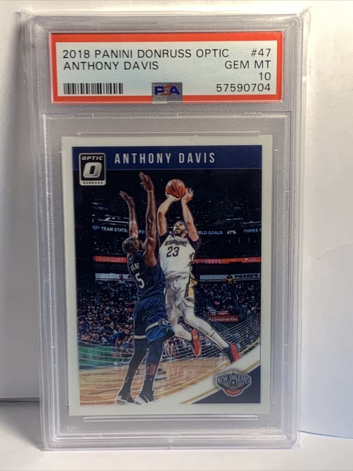 Anthony Davis 2018 Panini Donruss Optic Basketball Card #47 PSA 10 | eBay