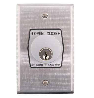 MMTC HBF Interior Flush Mount Open-Close Key Switch, Single Gang, NEMA ...