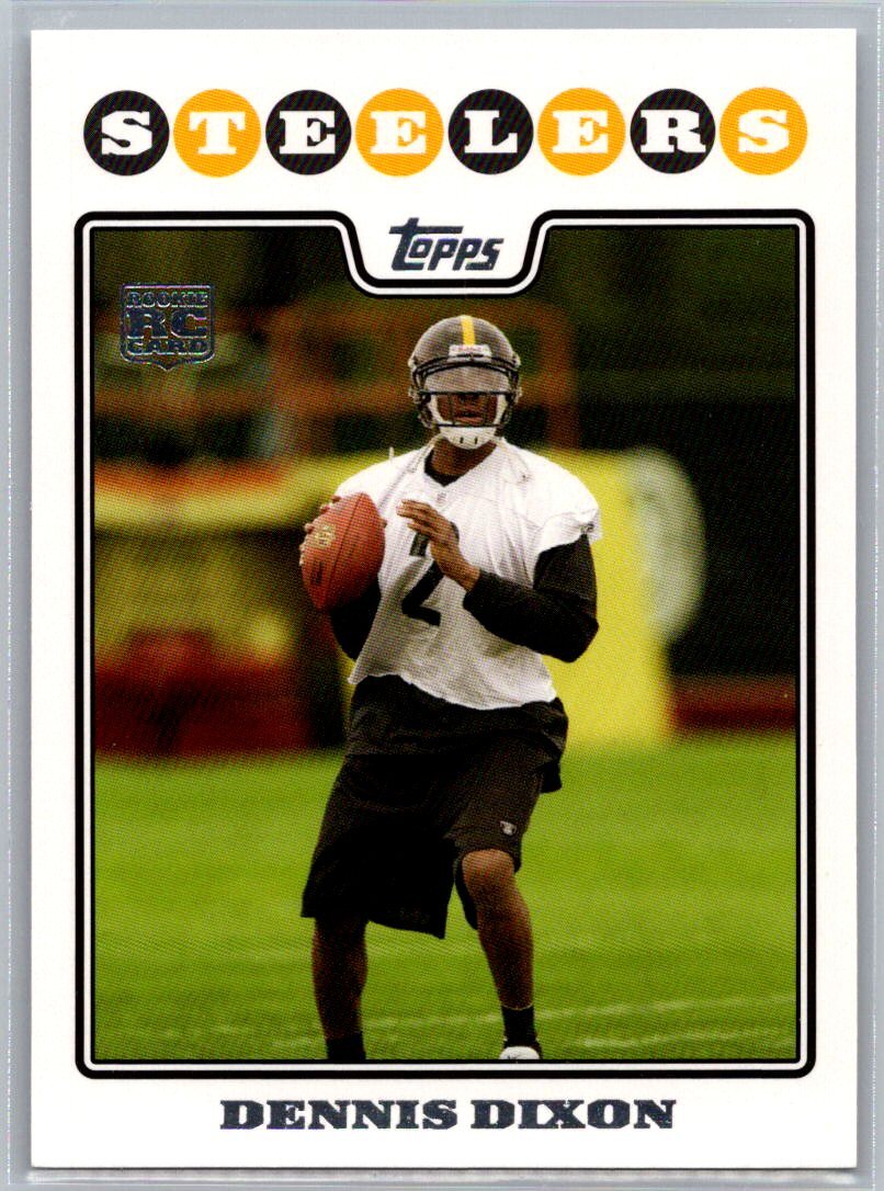 2008 Topps RC #338 Dennis Dixon Pittsburgh Steelers Football Card | eBay