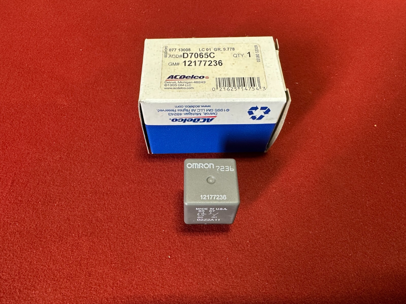 NOS CHEVROLET GMC CADILLAC OLDSMOBILE PONTIAC BUICK RELAY 12177236 ...