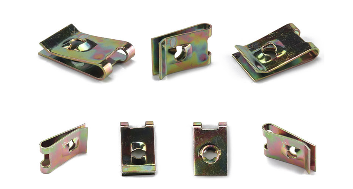 80 x Assorted U Nut Fasteners Car Interior Trim Self Tapping Screw U ...