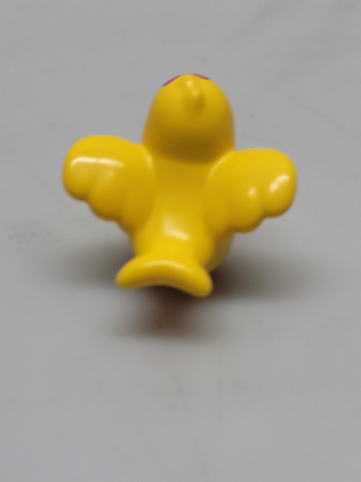Lego Duplo YELLOW BIRD w/ Pink Chest Pink Bow Pet House Home Zoo Orange ...