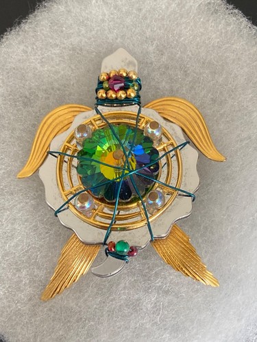 Liztech Signed Turtle Brooch Pin 1996 | eBay
