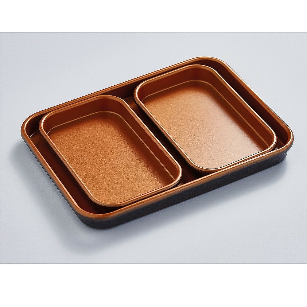 Set of 3 Copper King Mini Baking Trays for sale online | eBay