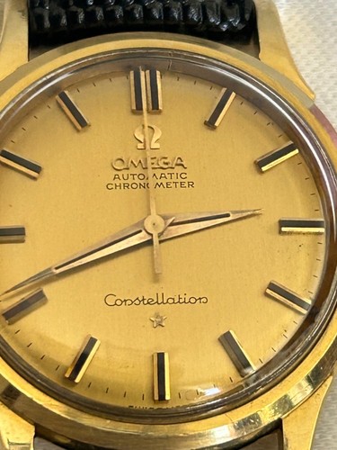 Vintage Omega Constellation 18K Solid Gold, 35mm Case-Excellent ...