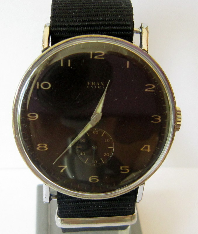 ART DECO WWII ERA RARE LARGE MILITARY SWISS MEN'S WATCH"ERAX"RESTORED ...
