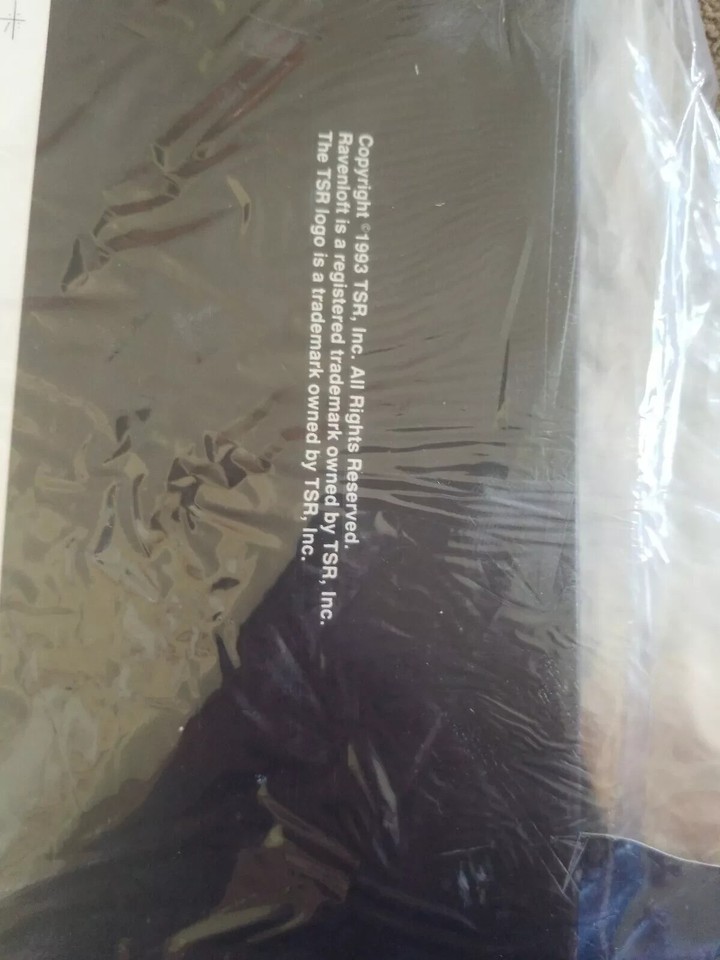 I STRAHD MEMOIRS OF A VAMPIRE (RARE RAVENLOFT LIFE-SIZE TSR BOOK STORE ...