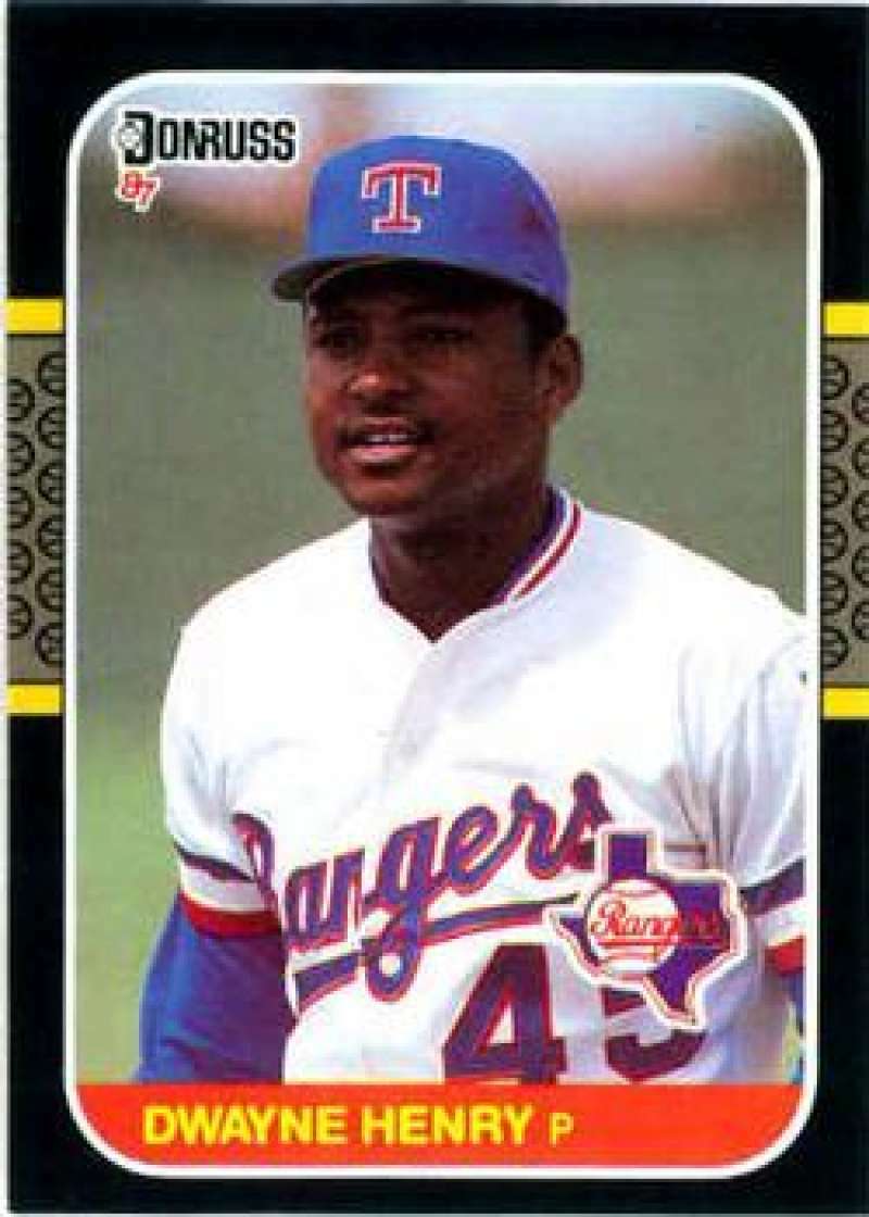 1987 Donruss #637 Dwayne Henry NM-MT Rangers ID:172852 | eBay