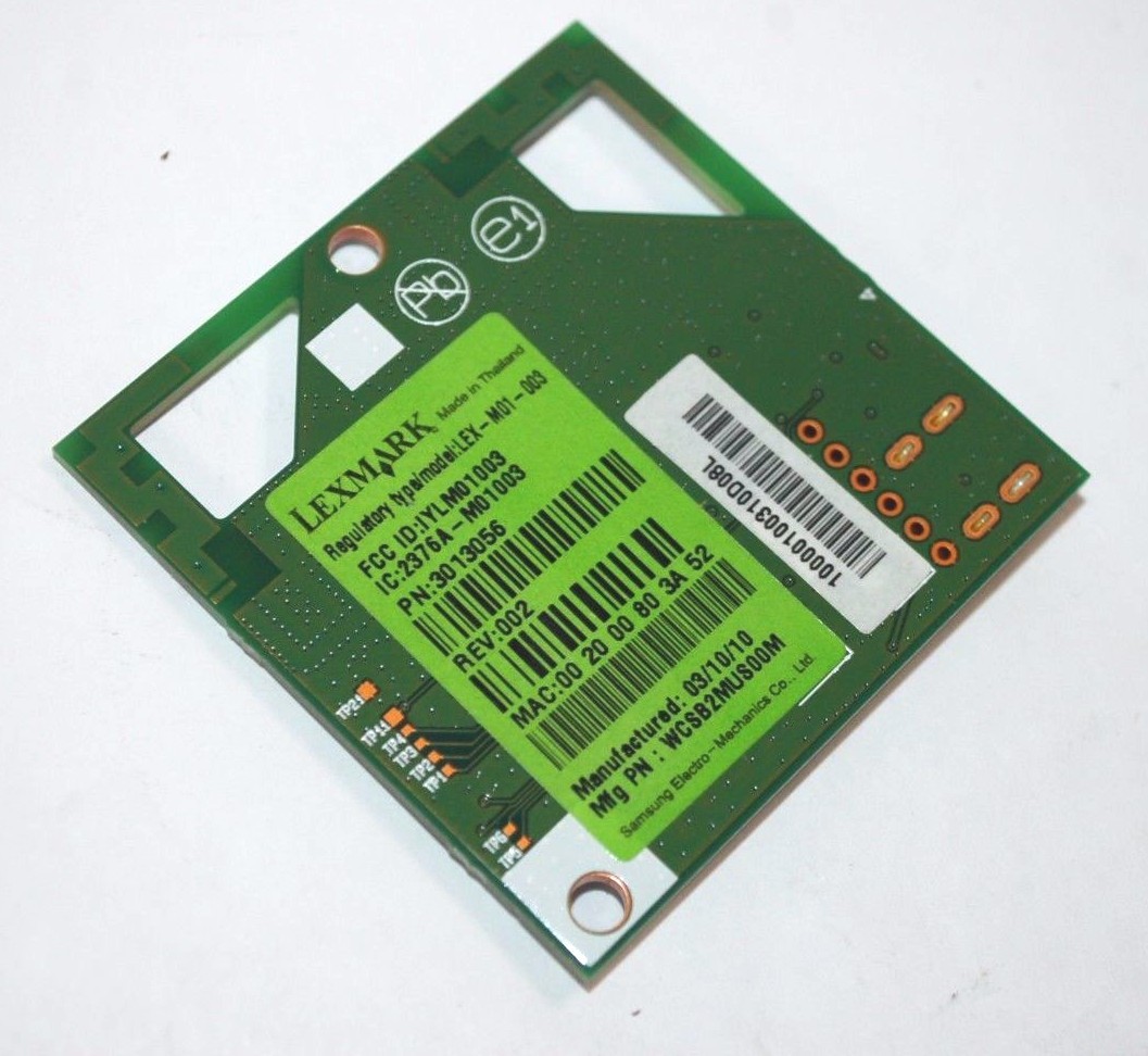 Genuine Lexmark LEX-M01-003 Printer Wireless Board / Card 3013056 | eBay