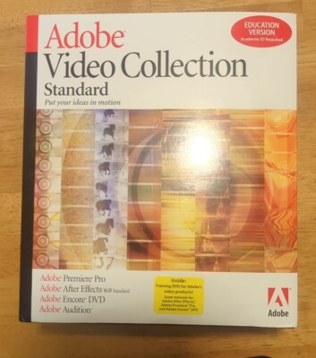 Adobe Video Collection Standard Box w/Training DVDs for Windows/PC ...