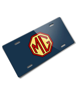 MG Badge Emblem Novelty License Plate - Aluminum - 16 colors - Made in ...