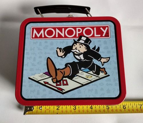 Monopoly Mini Tin Lunch Box Collectors Edition 2000 Mr Penny Bags ...