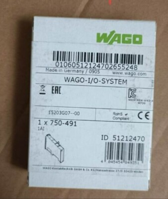 750-491 New In Box WAGO 750-491-Channel Analog Input Module 750491#YC ...