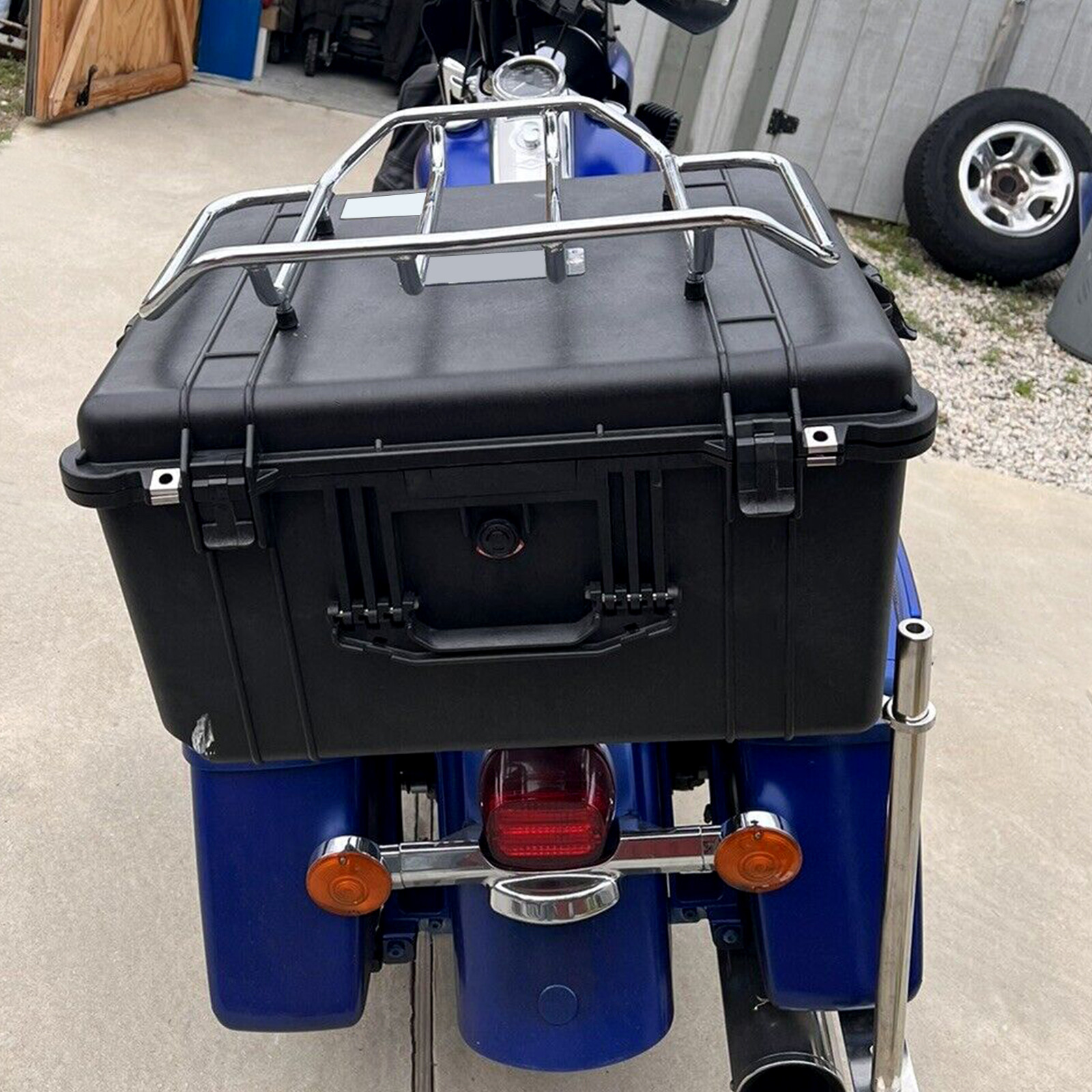 Tour Pak Pack Trunk Luggage Rack Rail For Harley Touring Road King ...