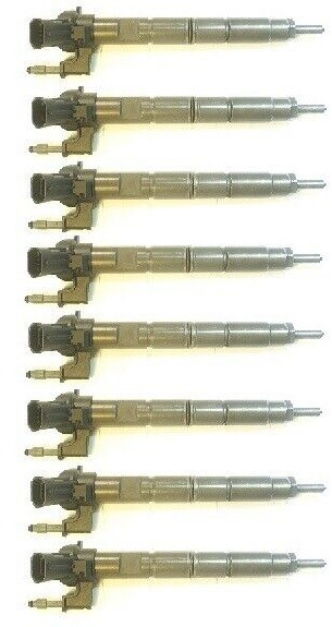 $750 Set of 8 Diesel Injectors 11-16 6.6 Chevy LML GMC Duramax Truck ...