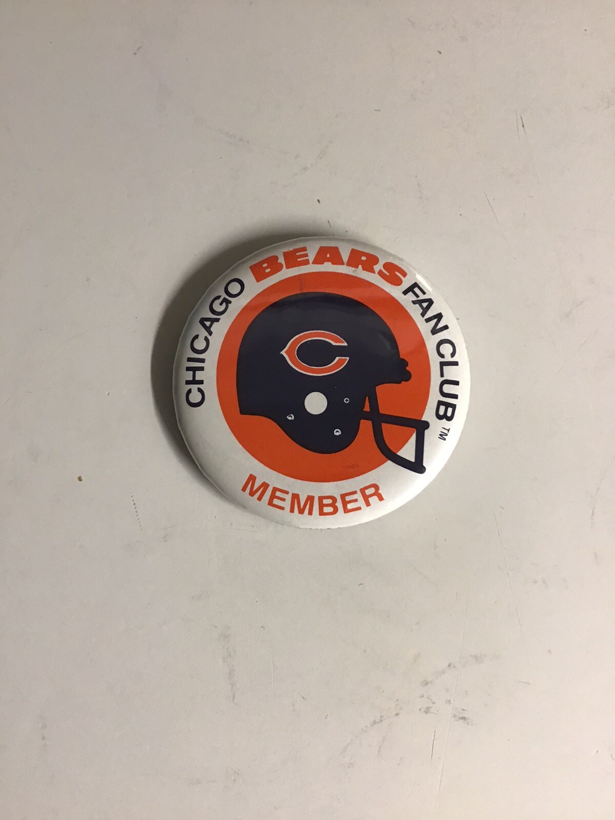CHICAGO BEARS OLD SCHOOL FAN CLUB PIN VERY NICE AND HARD TO FIND ...