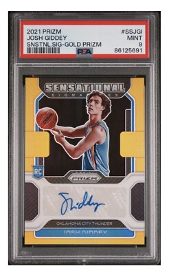2020-21 Josh Giddey Sensational Signatures Gold /10 | eBay