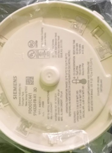 Siemens (Pyrotronics) FDOOTC441 Detector Combo PE/HEAT/CO Dual. NIB | eBay