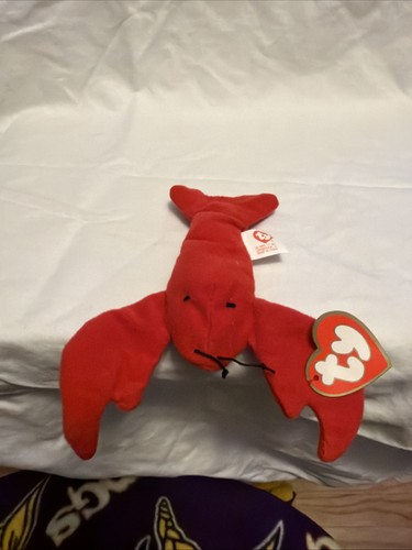 Ty Beanie Baby Pinchers the Lobster Style 4026 Tags 6-19-93 PVC Pellets ...