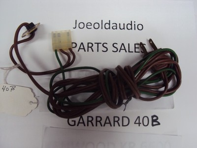 Garrard 40B Original Line Cord & Mount. Tested. Parting Out Entire ...