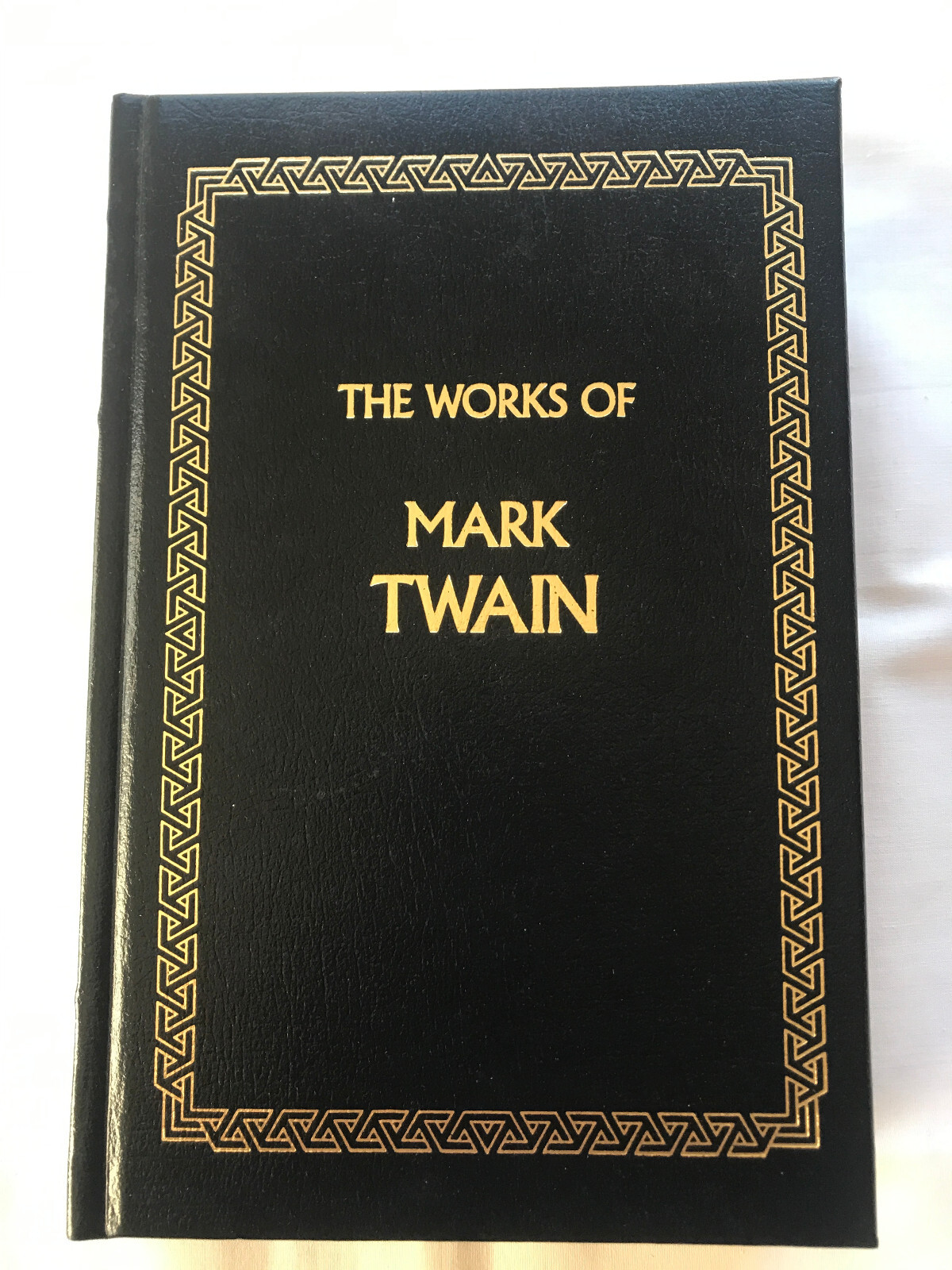 The Works of Mark Twain, Longmeadow Press, Gold-edged HC book w ...