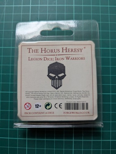 Iron Warriors Legion Dice Pack Space Marines Warhammer 30K 40K The ...