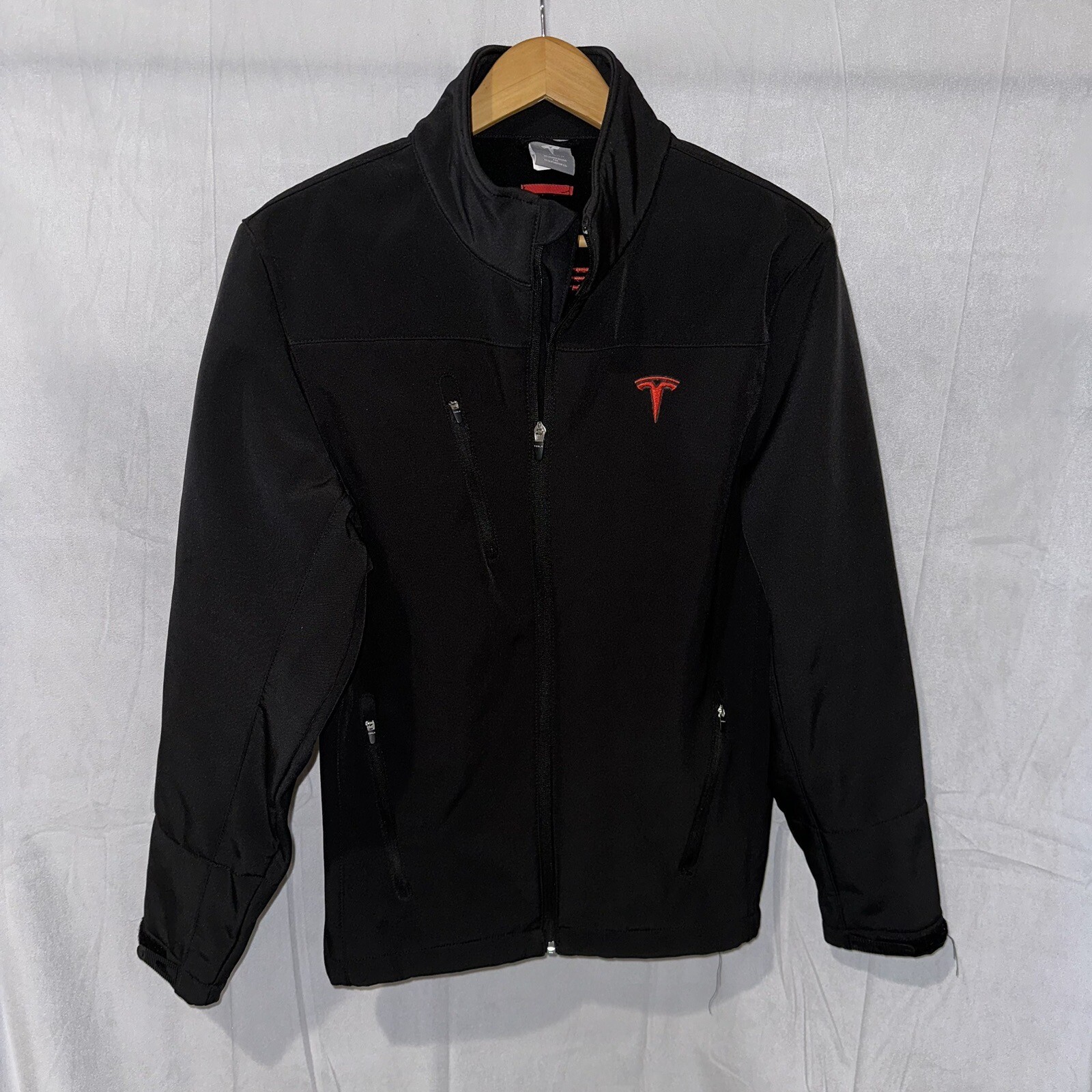 Tesla Employee Corporate Jacket Black With Red Embroi… - Gem