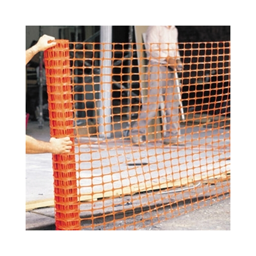 Anchor Brand Safety Fence, 4 Ft X 100 Ft, Polyethelene, Orange, Chain ...