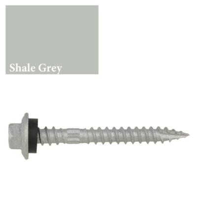 Shale Grey/Gull Grey Hex Top Grip NEO 12g-11 x 50mm Timber Tek Screw ...