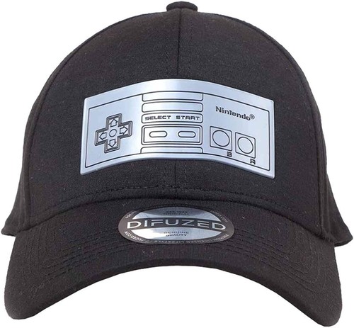 Difuzed Compatible with Nintendo - NES Curved Bill Cap Grey ...