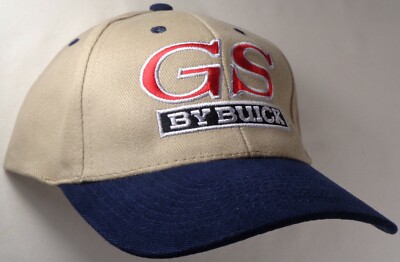 Hat Cap Licensed GM Buick Gran Sport GS Tan Navy Blue Bill HR 141 v2 | eBay