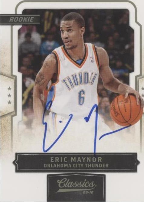 2009-10 Panini Classics - Rookie Eric Maynor #178 /599 (AU, RC) for ...