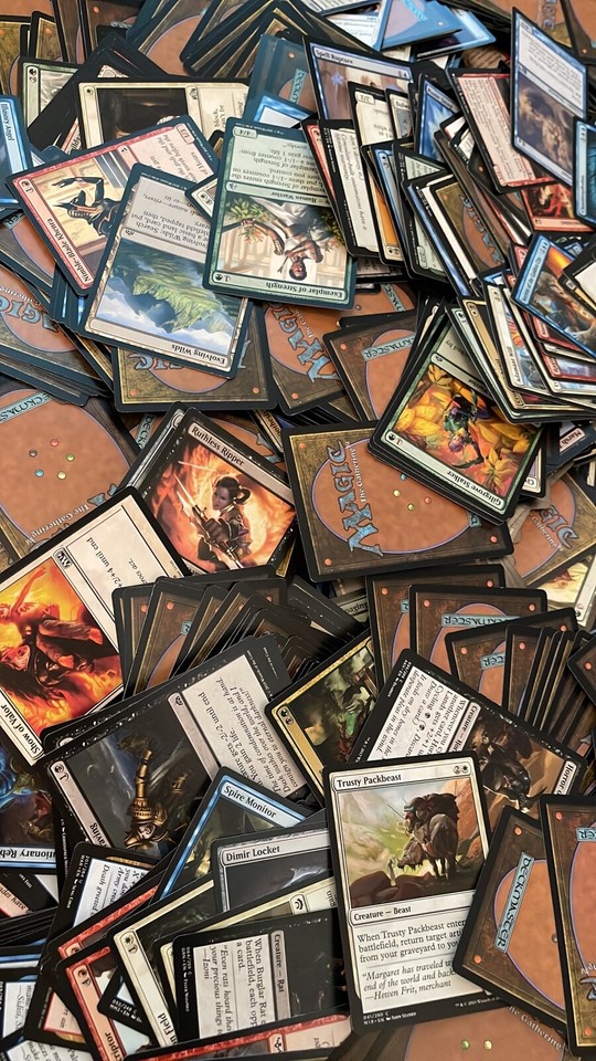 COLLECT BULK JOB LOT 1000 UNSORTED MTG CARDS MAGIC THE GATHERING C, U/C ...