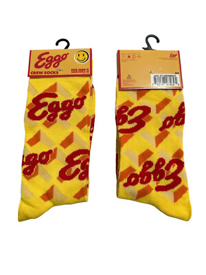 EGGO Socks - 2 PAIRS 🧦🧦 Fast Shipping! Eggo Waffles | eBay