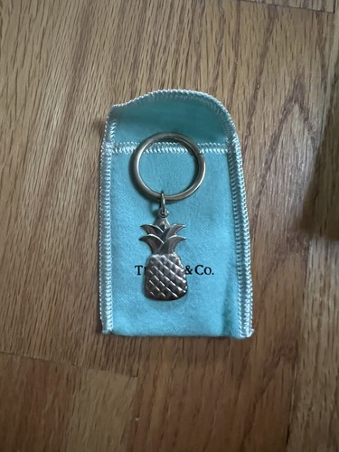 Tiffany & Co. 925 Sterling Silver Keychain Pineapple Charm Excellent ...
