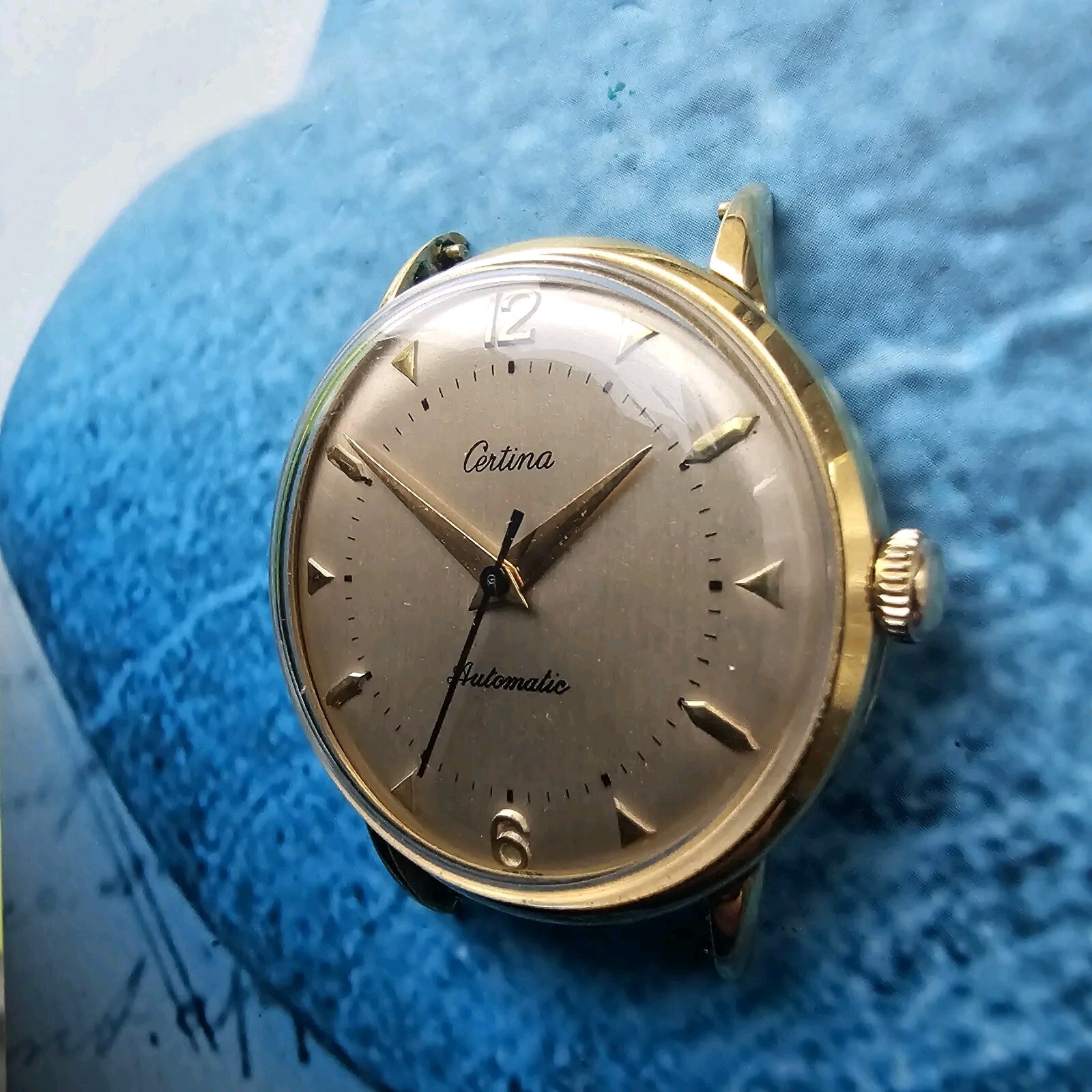 Vintage 18k Solid Gold Certina Automatic Men's Watch | eBay UK